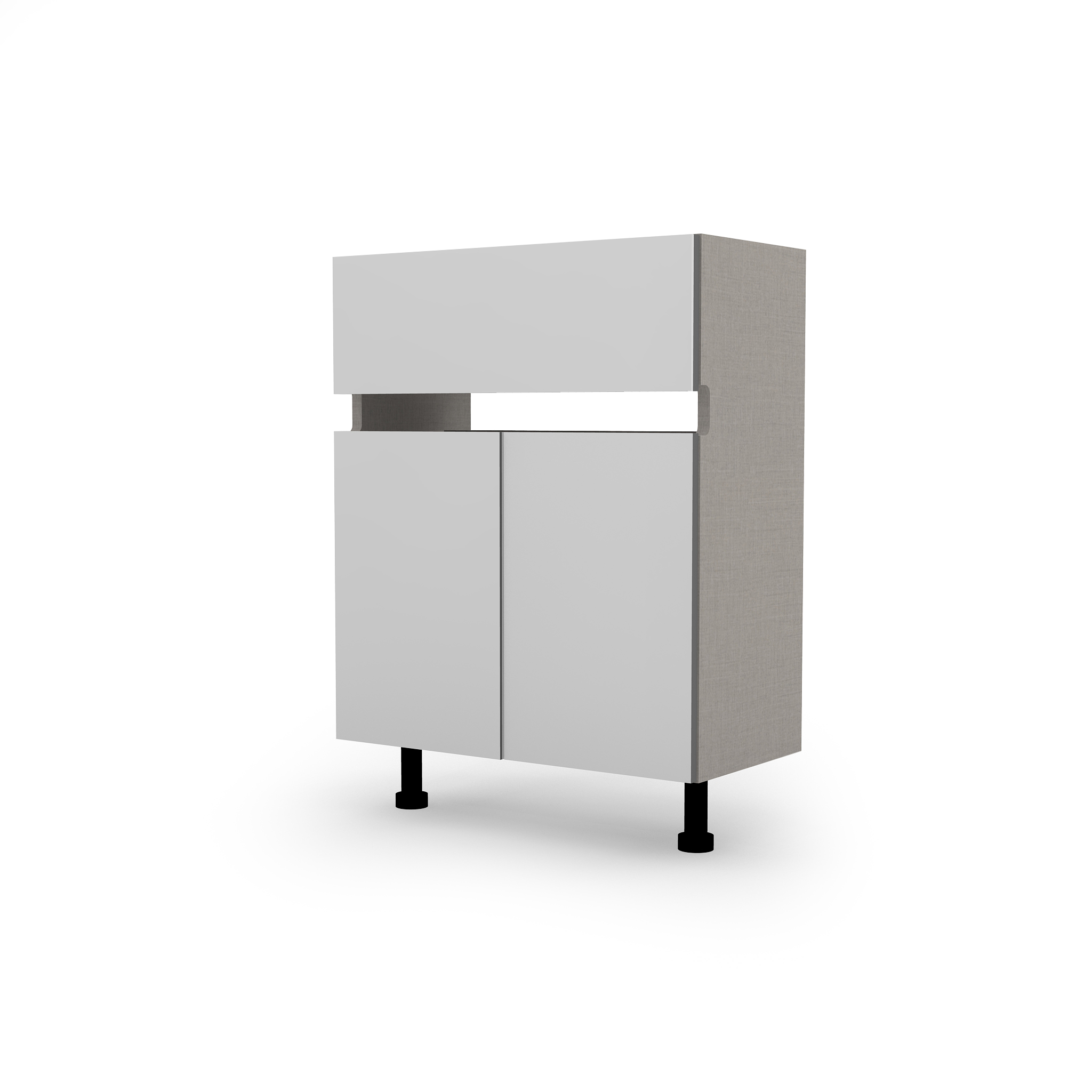 Bowland: 600 Basin Unit Two Door Slimline | Calypso Bathroom Furniture