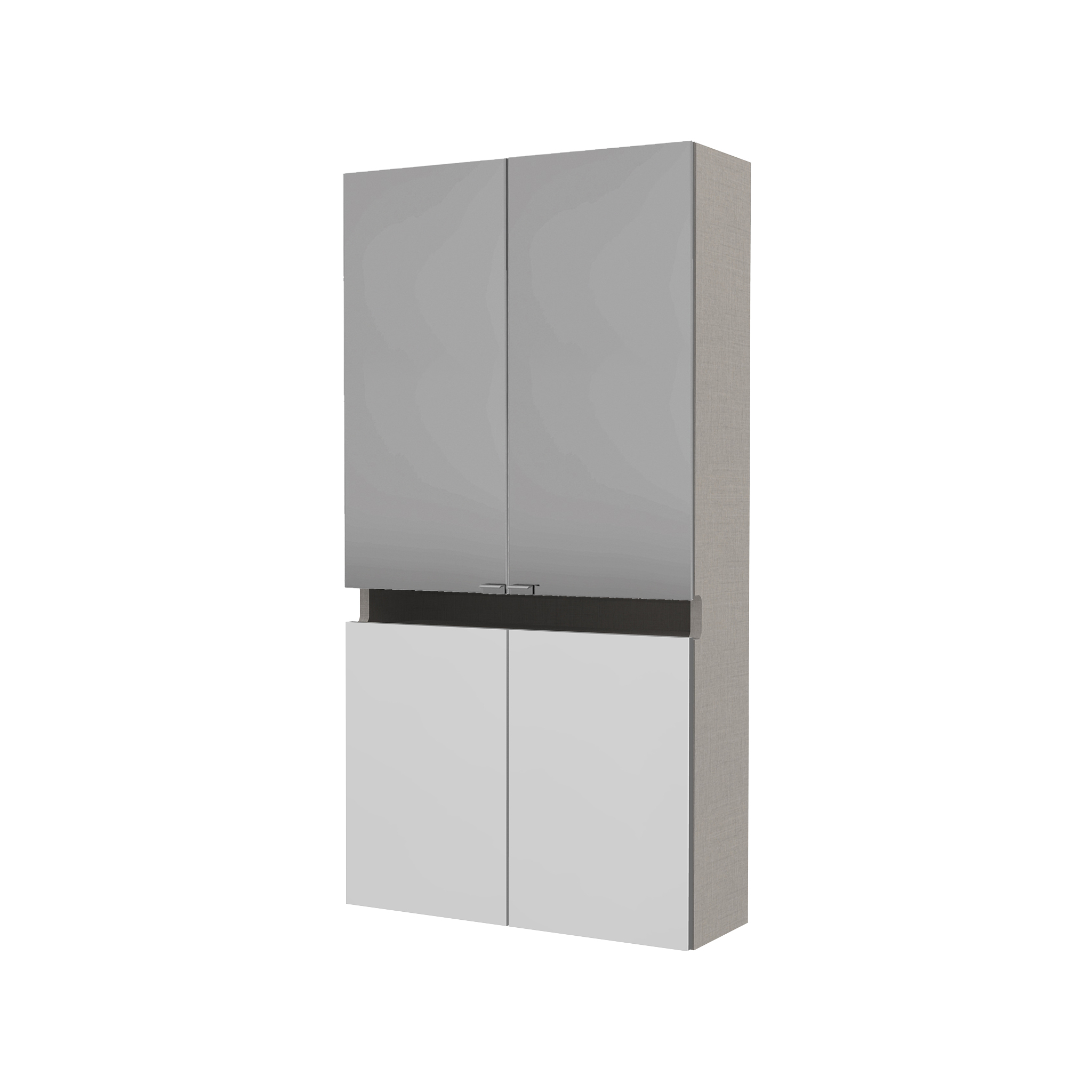 600 Wall Unit Two Door Mirrored