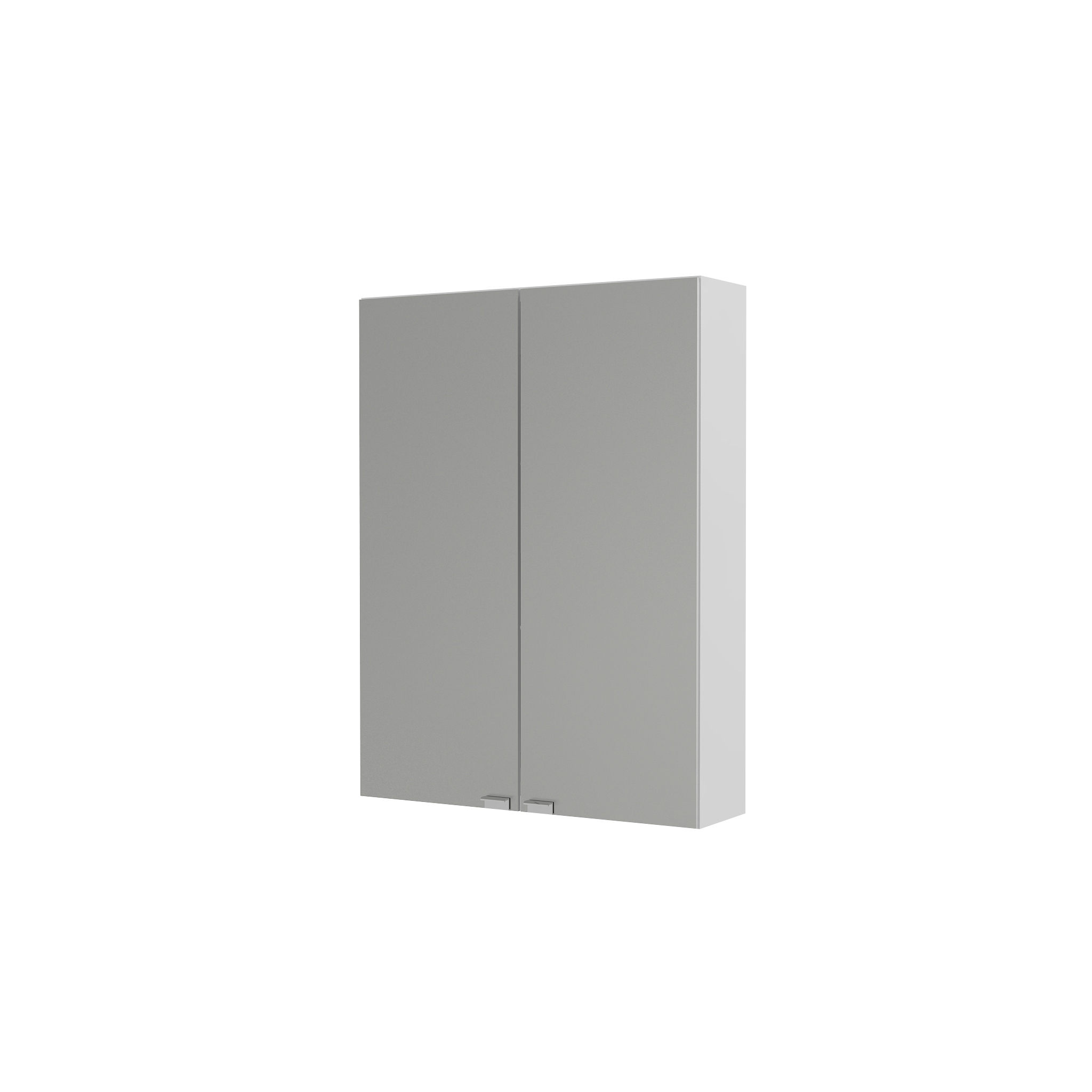 500 Wall Unit Two Door Mirrored Slimline