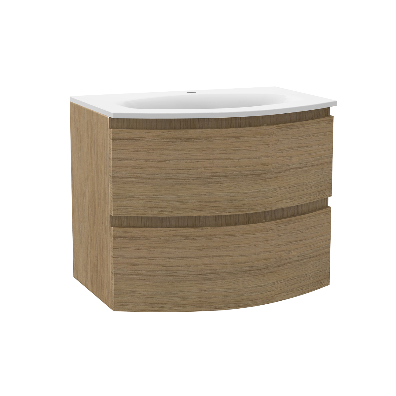 Levanto 700 Wall Hung Vanity Unit c/w Mera Cast Basin | Calypso ...