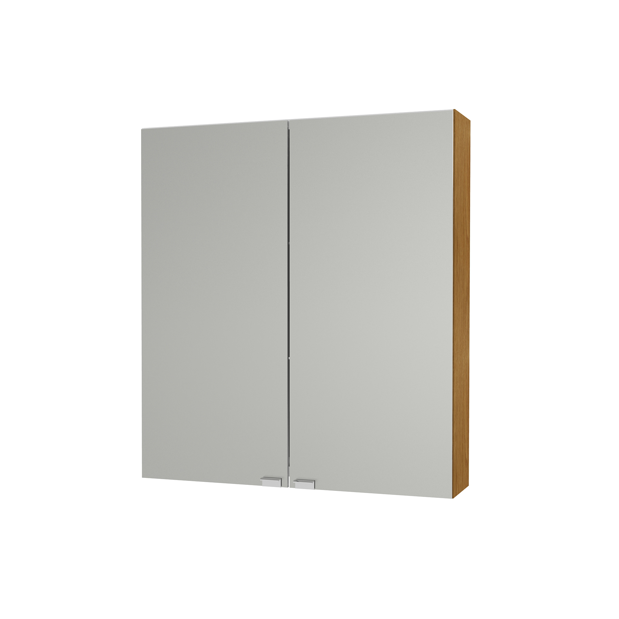 600 Wall Unit Two Door Mirrored Slimline